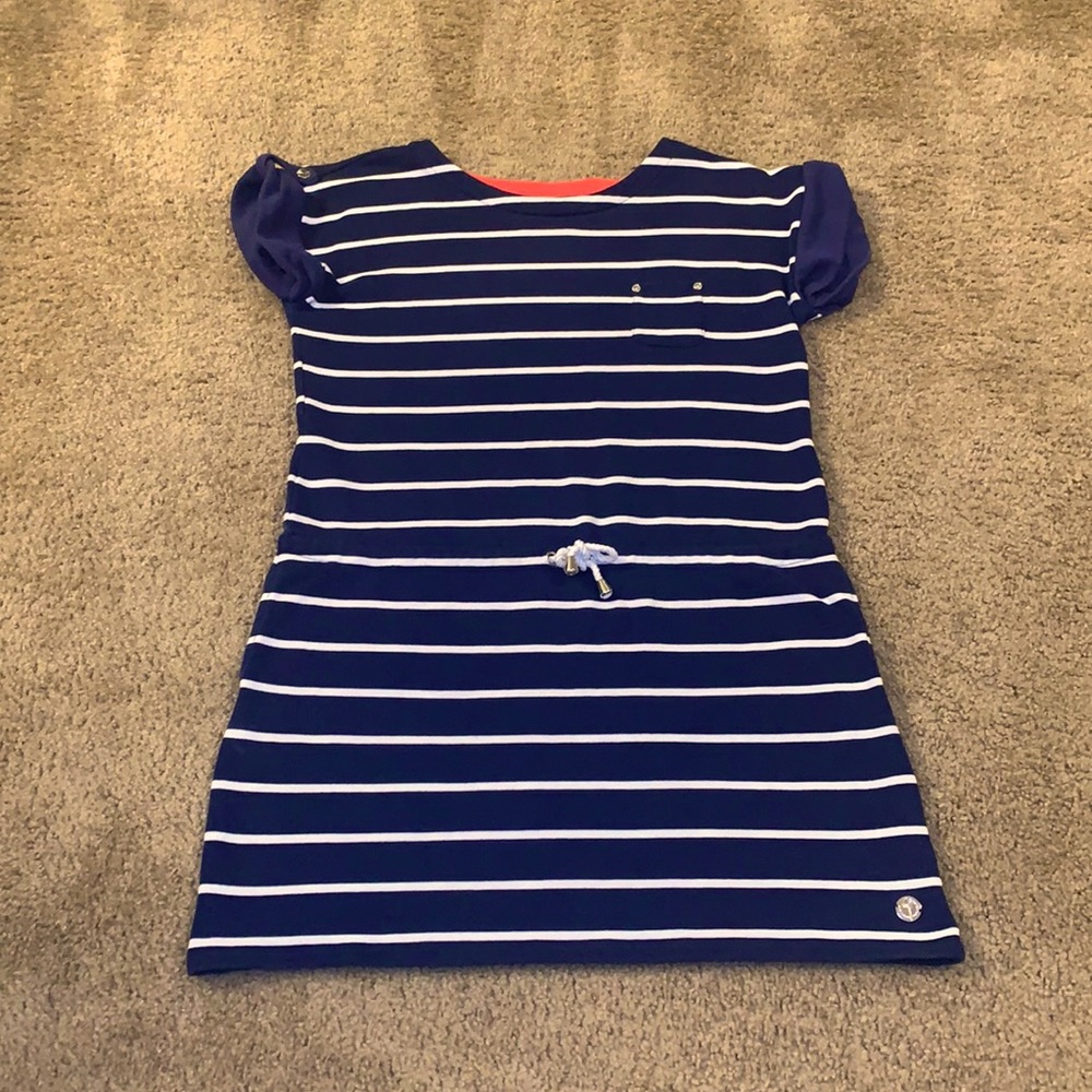 Stripped Drawstring Dress!! Super Cute And Comfy - Gem